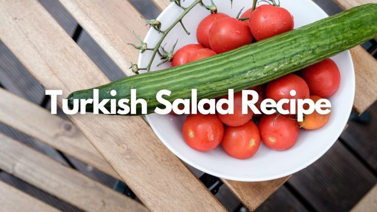 Turkish Salad Recipe: Make an Amazing Salad in 3 Simple Steps